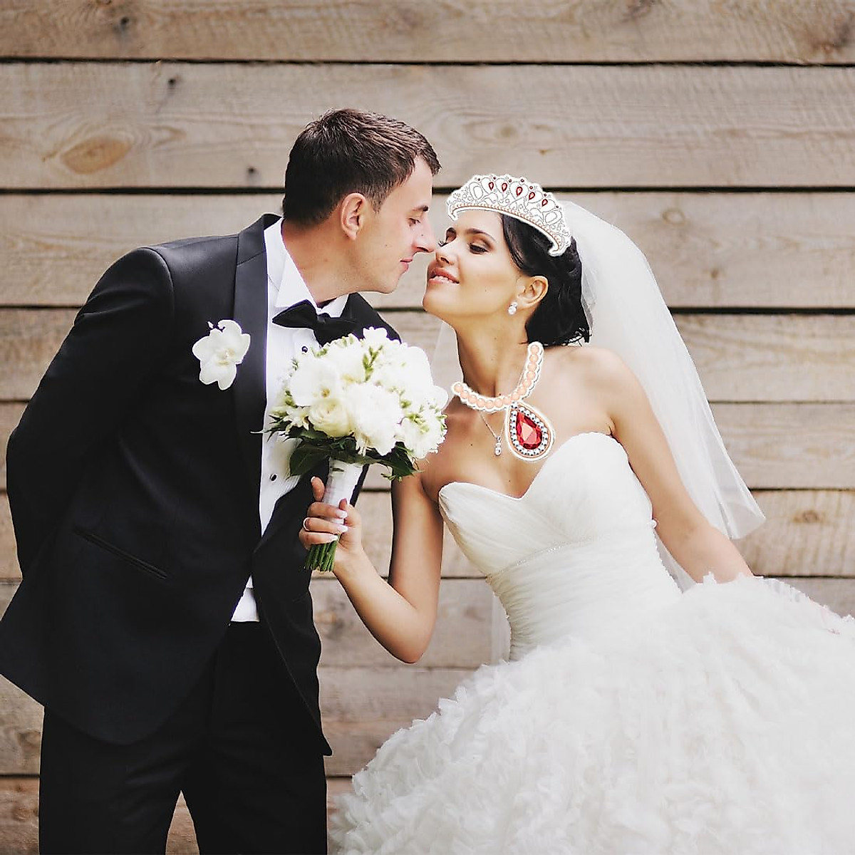 Alifeotime Bridal Shower Photo Props, Bride to Be Wedding Photo Booth Props - 23 Pcs, Rose Gold Bachelorette Party Decorations, Miss to Mrs Party Gift Accessories Wedding Favor Supplies, 30TH-PD-01