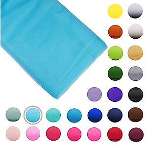 Craft And Party, Light Blue Fabric Tulle Roll 54 Inch by 40 Yards (120 ft) Fabric Tulle Bolt for DIY Tutu Skirt, Wedding and Decoration (Light Blue)