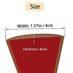 Floor Transition Strip Self-Adhesive Cover Strips Threshold Repair Floor Gap Vinyl Flooring Transitions Laminate Floor Flat Divider Strip Minimalism Oak Wood Grain Design 6.6FT (4cm, Light Brown)