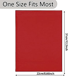 12 Pieces Under Scarf Hijab Cap Under Caps for Turban Head Wraps Scarf Solid Color Hijab Tube Unisex Stretch Dreadlocks Tube Neck Cover