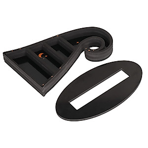 Display Shelf Floating Wall Shelf Gothic,Crystal Display Shelf Gothic Witch Hat Design PVC Stone Shelf Display for Bedroom Office Table