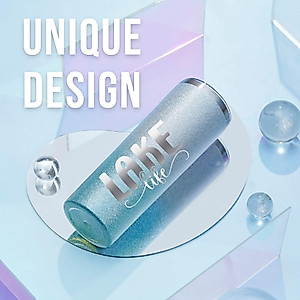 Onebttl Lake House Gifts: 20oz Stainless Steel Insulated Tumbler, Lake Life Housewarming Gift - Silver Blue