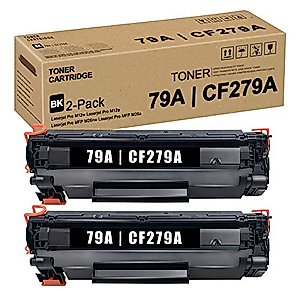 79A | CF279A Toner Cartridge (Black,2 Pack) Replacement for HP Pro M12w M12a MFP M26nw M26a Toner Kit Printer
