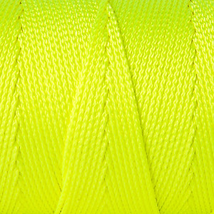 HONGDA Nylon Twine, 1000 Feet #18 Braided Nylon Mason line String Perfect for Masonry Jobs and for The Layout of General Construction, Gardening, DIY Project, Fluorescent Yellow