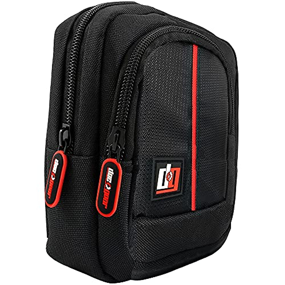 Vivitar DVR906HD-WHT Lifecam Digital Lifelogger, White Bundle with Sandisk 32GB microSDHC Memory Card and Deco Gear Camera Case (Black/Red)