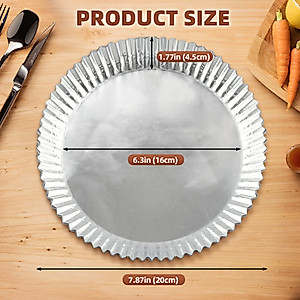 Aluminum Foil Air Fryer Liners, 90PCS Square Non-stick Air Fryer Disposable Paper Liner, Oil-proof Water-proof Air Fryer Sheets, Food Grade Aluminum Foil for Baking, Frying, Grilling(8'' Square)