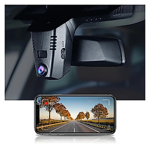 Fitcamx Dash Cam 4K Dashcam Camera,Car DVR Compatible with BMW 5 Series,6 Series GT,7 Series,G30 G31 G32 G11 2018 to 2023, (Color : Black, Size : 4K Front Cam 64GB)