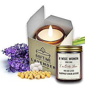 Retirement Gifts for Women Coworker Leaving Gifts for Women, Farewell, Happy Retirement, Going Away Gifts, Goodbye Gifts for Coworkers, Colleagues, Lavender Scented, 7oz Soy Wax Candles