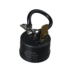 Jutagoss Refrigerator Thermal Overload Protector 1/4(HP) 180W Compressor Replacement Part 5pcs