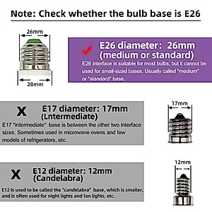 3 Pack LED Bulbs Appliance E26 60W 100W Halogen Equivalent Refrigerator Lamp 100-265V Daylight White 6000K 1000Lm 7W Kitchen AC Freezers Model Hall Medium Screw Base Non-Dimmable T10 Corn Light Bulb
