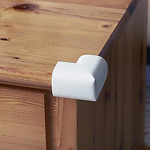 Toddleroo by North States Foam Corner Protectors | Safeguard Sharp Corners for Home Safety with Impact Absorbing Foam Protectors | Baby proofing with Confidence (4-Pack, White),4 Count (Pack of 1)