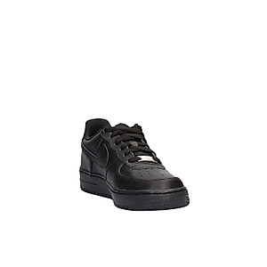 Nike Kid's Air Force 1 Low Preschool Basketball Shoes, Black/Black-Black 10.5C