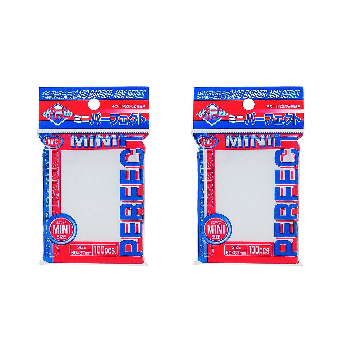 KMC Sleeves KMC Perfect Size Inner Sleeves €“ Mini Size 100 Sleeves Per Pack - 2 Packs