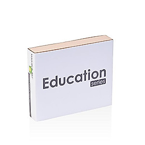 Kiddobloom Baby Stainless Steel Utensil Set. Education Series. Stainless #304 (18/8) 5pc Set (2 Spoons, 2 Forks, 1 Baby Butter Spreader/Food Pusher). Suitable for Baby Feeding/Weaning. Elegant Gift