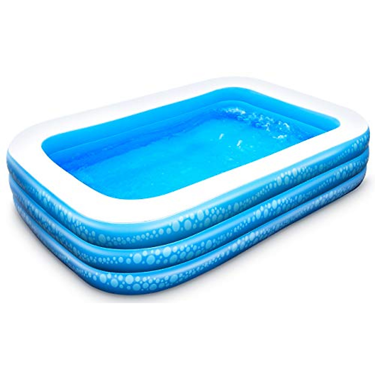 Hesung Inflatable Pool, 95" X 56"X 21" Family Swimming Pool for Toddlers, Kids, Adults, Play Center Above Ground, Backyard, Garden, Summer Swim Center, Age 3+