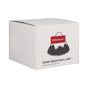 LED Night Nursery Lamp Table Night Light Rechargeable Snow Mountain Shaped Lamp Bedside Lamp for Room