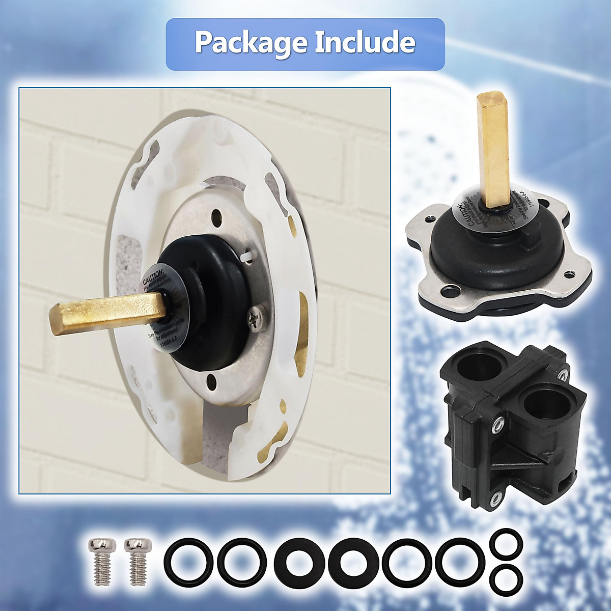 GP77886 Mixer Cap and GP500520 Pressure Balancing Unit Assembly Compatible with Kohler K-15701-K and K-15700-K mixing valve