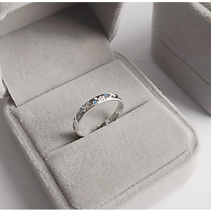 Women'S 925 Sterling Silver Rings, Star Shaped Rings, Set Zircon Rings, Wedding Rings, Open Ringswhite