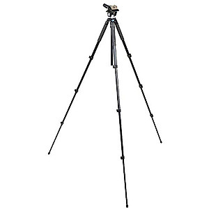 SLIK Sprint PRO III Travel Tripod EZ w/SH-707E 2-Way Head for Mirrorless/DSLR Sony Nikon Canon Fuji Cameras and More - Black (611-853)