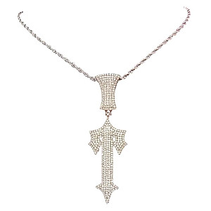 Men's Trap Chain Necklace - Hip Hop Style Jewelry for Streetwear Fashion - Premium Quality 925 Sterling Silver with Secure Clasp