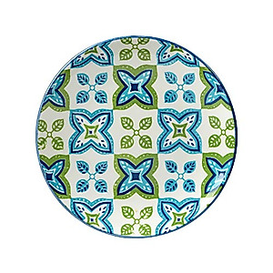Certified International Damask Floral 6" Canape/Luncheon Plates, Set of 6 Assorted Designs, MULTI COLOR