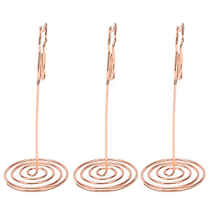 Decorative Shaped Table Number Holder, 10Pcs Metal Place Card Holders Multipurpose Memo Photo Stand Holder for Wedding Party (Cat)