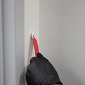 ALLWAY SD3 3-Piece Celcon Plastic Detail Putty Knife Set, 3/8", 5/8", 1"