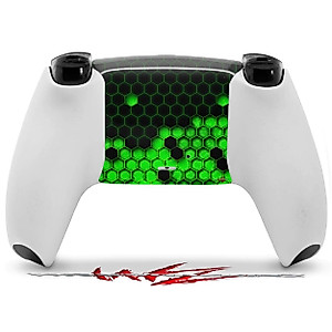 WraptorSkinz Skin Wrap compatible with Sony PS5 DualSense Controller HEX Green (CONTROLLER NOT INCLUDED)
