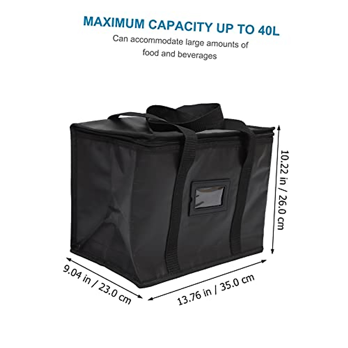 ULTECHNOVO Insulation Bags Reusable Grocery Bags Catering Foldable Shopping Bag Insulated Bags for Food Grocery Shopping Bags Restaurant Insulated Bag Cooler Bag Jumbo Insulated Bag