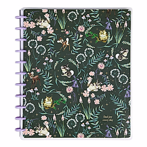 Happy Planner Disney Notebook Journal, Disc-Bound Notebook with Dividers and 60 Sheets of Dot-Lined Paper, Winnie the Pooh True to You Theme, Big Size, 27.94 cm x 21.59 cm (11" x 8 1/2")