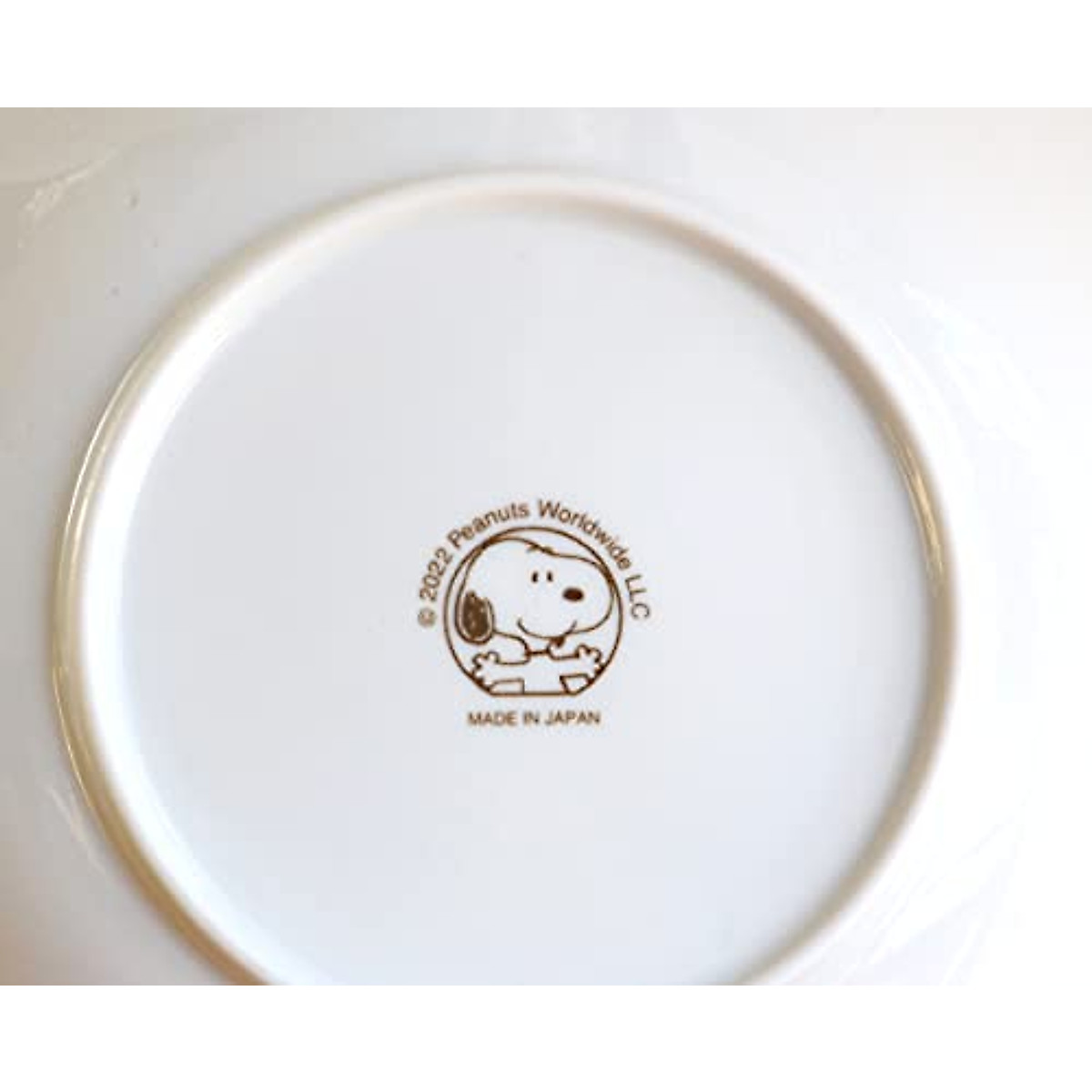 シミズ陶業(Shimizutougyou) Brownpal Snoopy Curry Pasta Plate, Set of 2