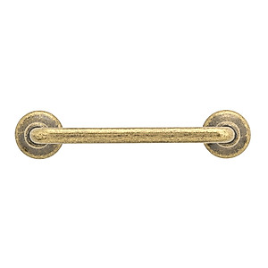 Richelieu Hardware BP873R3 Toulon Collection 3-inch (76 mm) Center-to-Center Regency Brass Traditional Round Cabinet and Drawer Pull Handle for Kitchen, Bathroom, and Furniture
