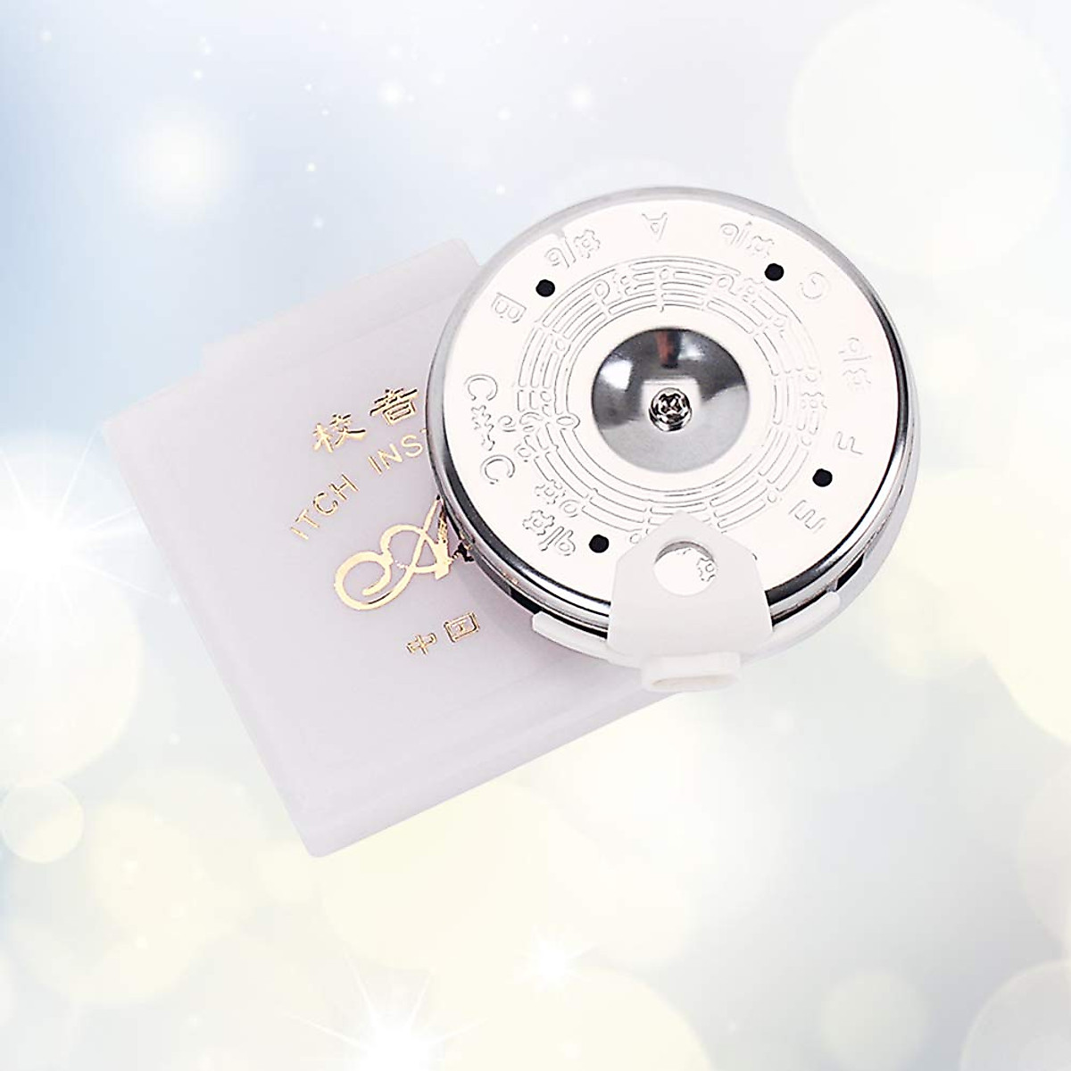 Pitch tuner with a sliding note selector giving you a key to be a better vocalist