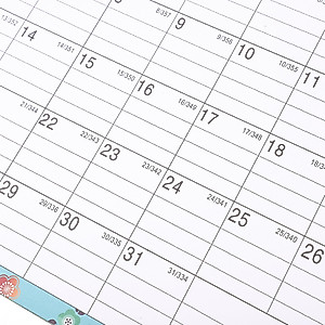 BESTOYARD 2025 Countdown Calendar Home Hanging Calendar Household Daily Use Calendar Sturdy Calendar Family Wall Calendar Wall Calendar Art Paper Dating Original Design Small Wall Calendar