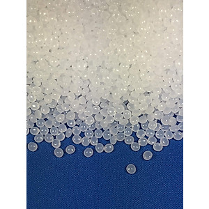 Poly Plastic Pellets Bulk for Weighted Blankets & Crafts Bulk Box (25 pounds) Made in the USA for Rock Tumbling, Stuffing & Filling Dolls, Crafts, Lap Pad