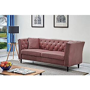 Container Furniture Direct Arielle Sofas, Rose