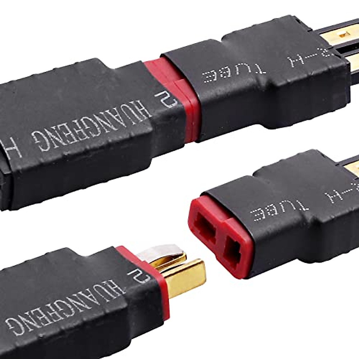 Hobbypark RC Battery Adapter Connector for Traxxas TRX to HXT 4mm Banana Plugs fit Slash/Rustler/Stampede/Bandit/E Revo RC Car