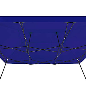 American Phoenix 10x15 Ez Pop Up Canopy Tent Portable Commercial Instant Canopies Outdoor Market Shelter (10'x15' (Black Frame), Blue)