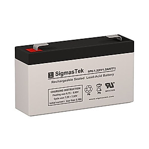 6v 1.2 Amp GE Security Simon III Alarm Battery by SigmasTek