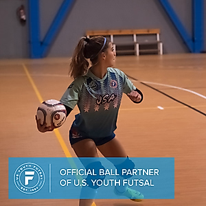 SENDA Rio Match Futsal Ball, Fair Trade Certified, Green/Yellow, Size 4 (Ages 13 & Up)