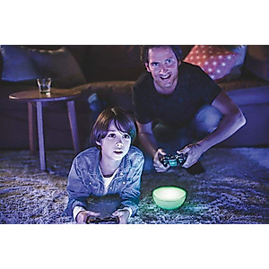 PHILIPS Hue Go White and Color Portable Dimmable LED Smart Light Table Lamp (Requires Hue Hub, Works with Alexa, HomeKit and Google Assistant), White