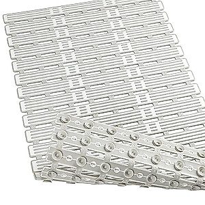 Qidordour Shower Mats Non Slip Bath Mat for Tub, 27 x 15.7 Inch Long Bath Tub Mat with Suction Cups and Drainage Holes, Anti Slip Bathtub Mats for Inside Shower Stall Tray Bathroom Floor, Light Grey