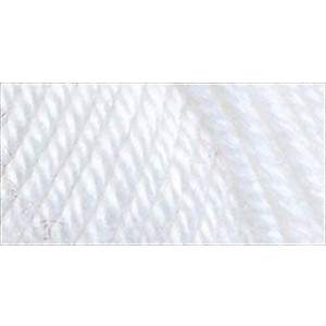 RED HEART Soft Yarn, White