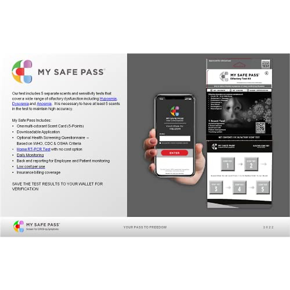 Olfactory Scent Test Kit Non Diagnostic