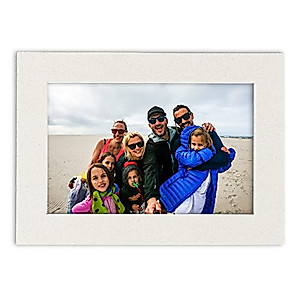 8x10 Mat Bevel Cut for 5.5x8.5 Photos - Acid Free Oyster Shell White Precut Matboard - For Pictures, Photos, Framing - 4-ply Thickness