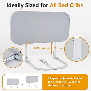strenkitech Portable Bed Rails for Toddler: Travel Baby Bed Rail Guards for Crib, Twin, Queen, Full, King Size Beds - Easy to Assemble, Safe Guard Bed Side Rail for Toddlers and Kids