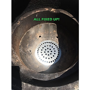 Stainless Steel Fire Grate for Big Green Egg Firebox, LG Large.