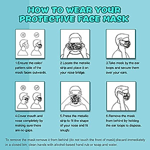 BW BEST WAY 3 Ply 100 Pack Disposable Face Masks Black, Water Electret Meltblown Cloth SSS Skin-friendly SMS Layer Breathable Comfortable Mask for Men Women Adults