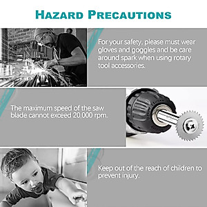LitKiwi PVC Pipe Inside Cutter(4Pcs Saw Blades) with 1/4" Hex Shank,Plumbing Inside Cutter Internal Plastic ABS Pipe Cutter,1-1/4" & 1-3/4" Or Larger Diameter