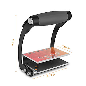 Panel and Plywood Carrier Tool, 0 to 1 Grip Range Sheetrock Gripper Carrying Soft-Grip Handle Gripper Lift Heavy Duty Metal Gripper for Clamp Wood Board or Drywall Lifter with Single Hand